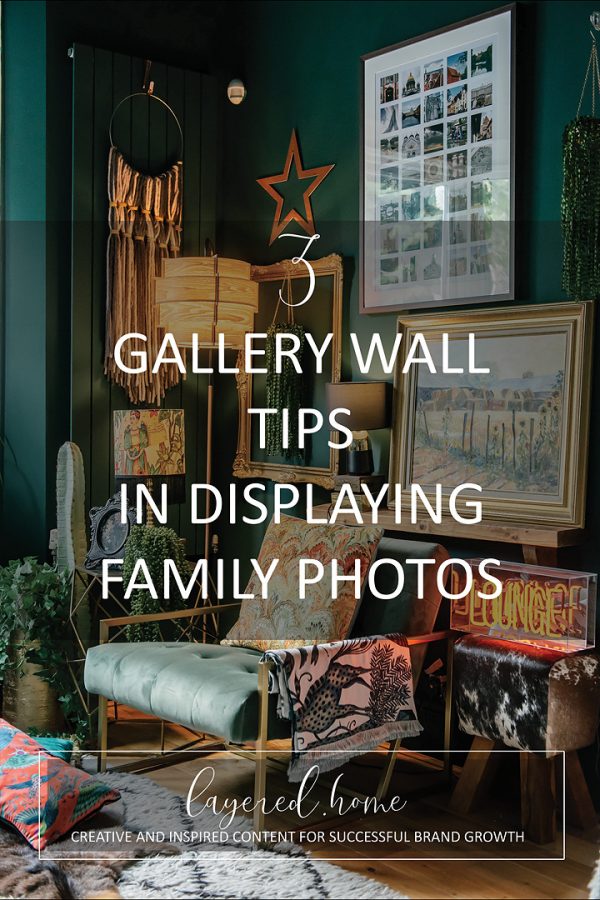 3 Tips for displaying family photos on your gallery wall with Inkifi