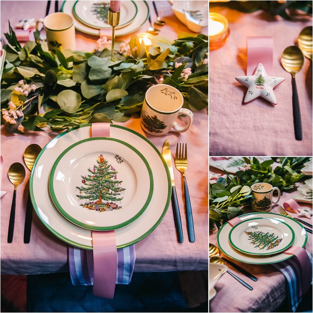 How to style a contemporary Christmas table with Spode