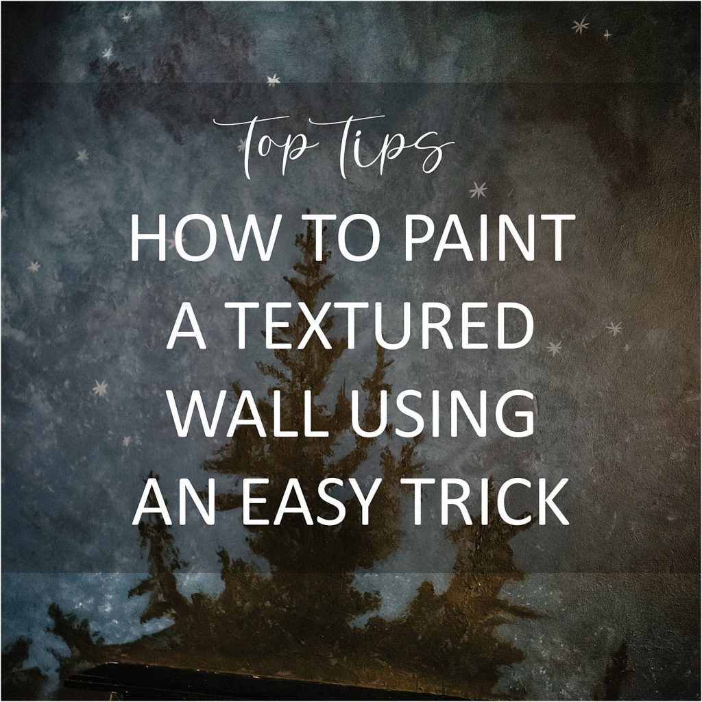 Create a textured wall effect using paint in 3 easy steps