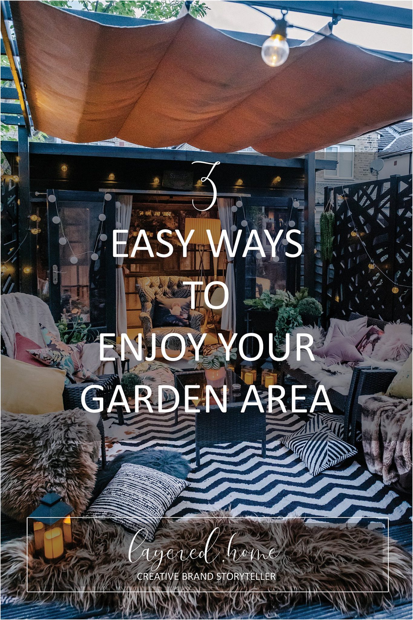 3 easy ways to enjoy your garden area this summer