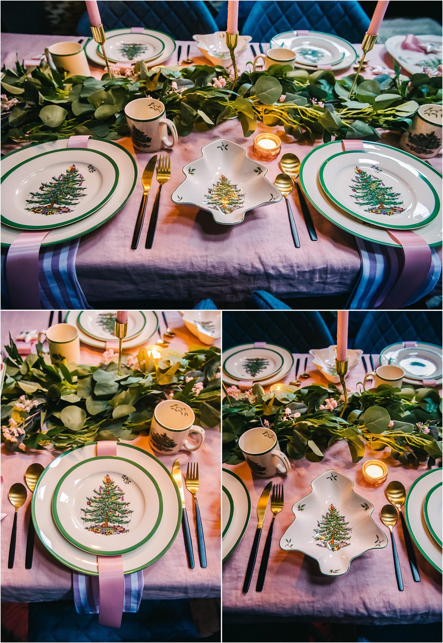 10 Christmas Table Setting Ideas - layered.home
